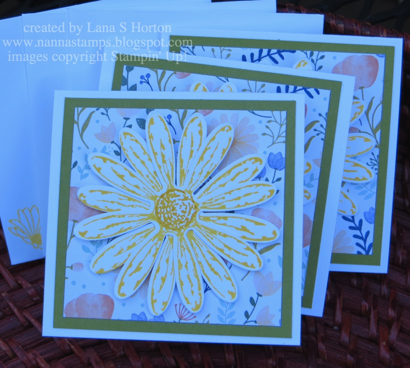 Stamping with Nanna: How about some cute little cards today?