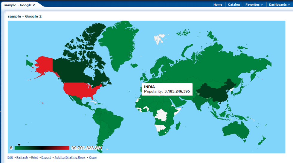 Let's Live The BI Wonder: Adding Maps 1: Integrating Google Geo chart ...