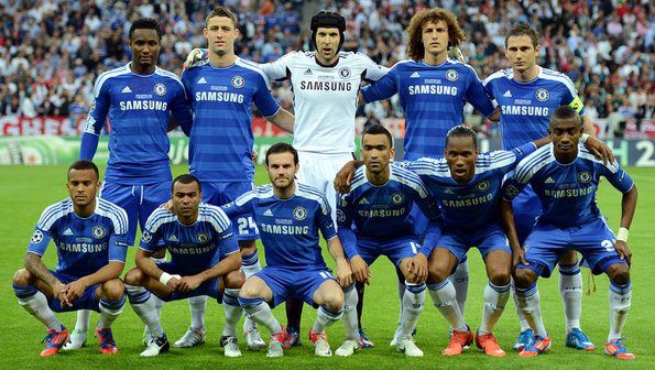 Botões para Sempre: Pôster do Chelsea - Team Photo - Campeão da Liga ...