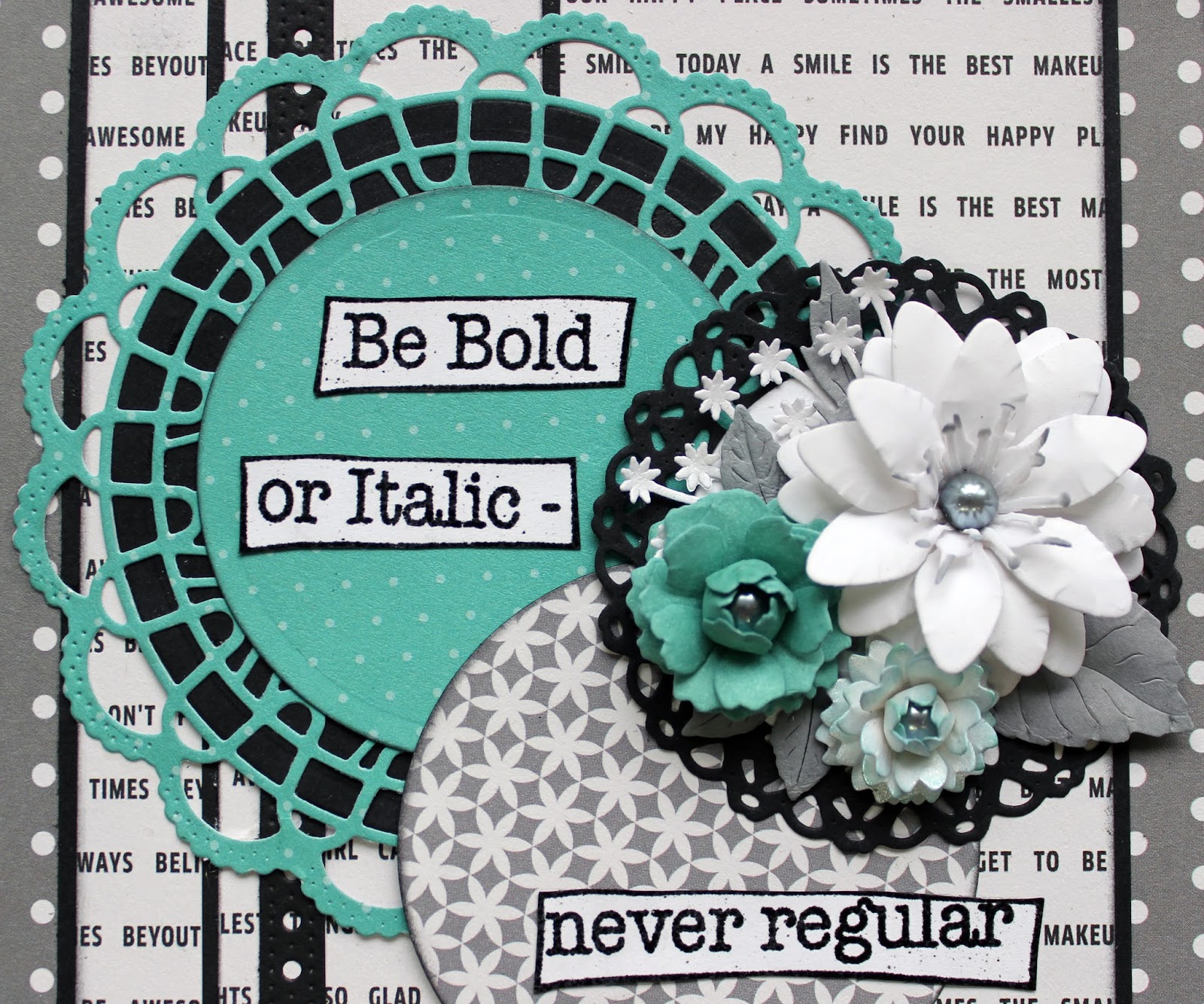 Be Bold Card by Corina Finley - Cheery Lynn Designs Inspiration Blog