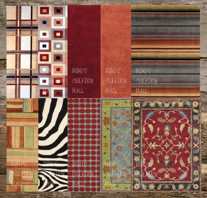 Country For The Sims 2: Rugs From Mimi's Creation Mall