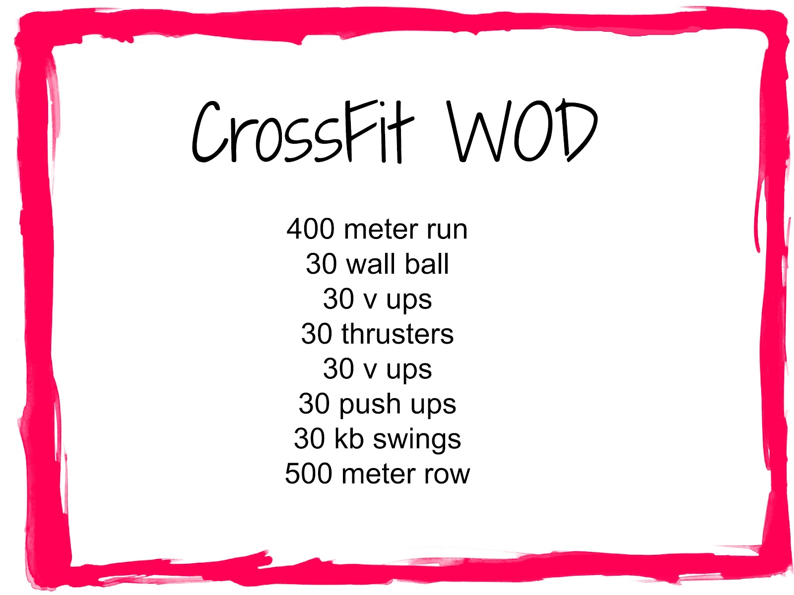 Allison's Miles: CrossFit WODs