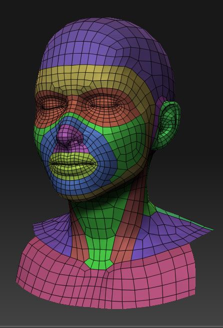 4c4790b1254bdcdddbd42c77918105f8.jpg (446×655) | Face topology ...