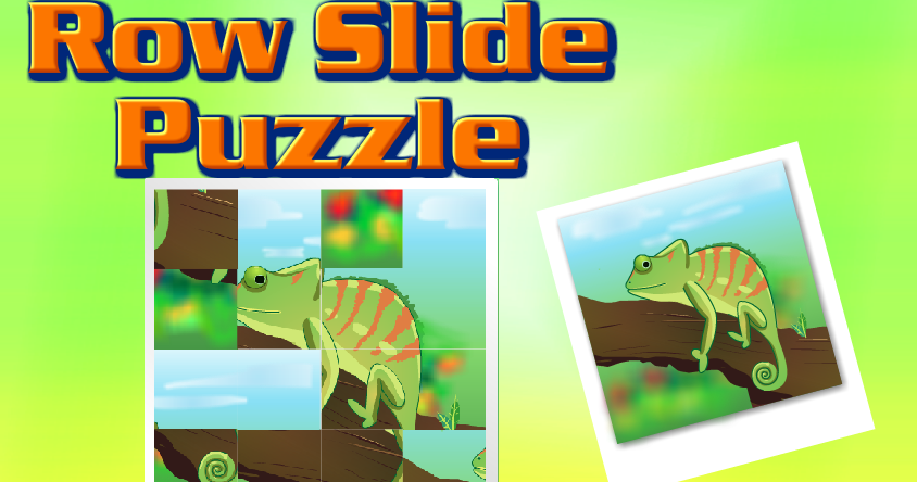 Row Slide Puzzle (Logical Thinking Puzzle Game)