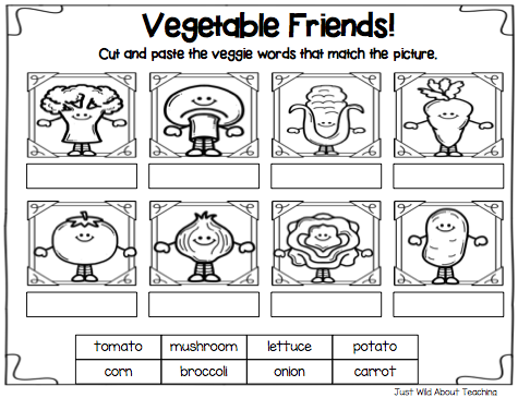 Just Wild About Teaching: Fruits and Veggies Health Pack!