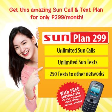 Sun Plan 299 with free Samsung E2202