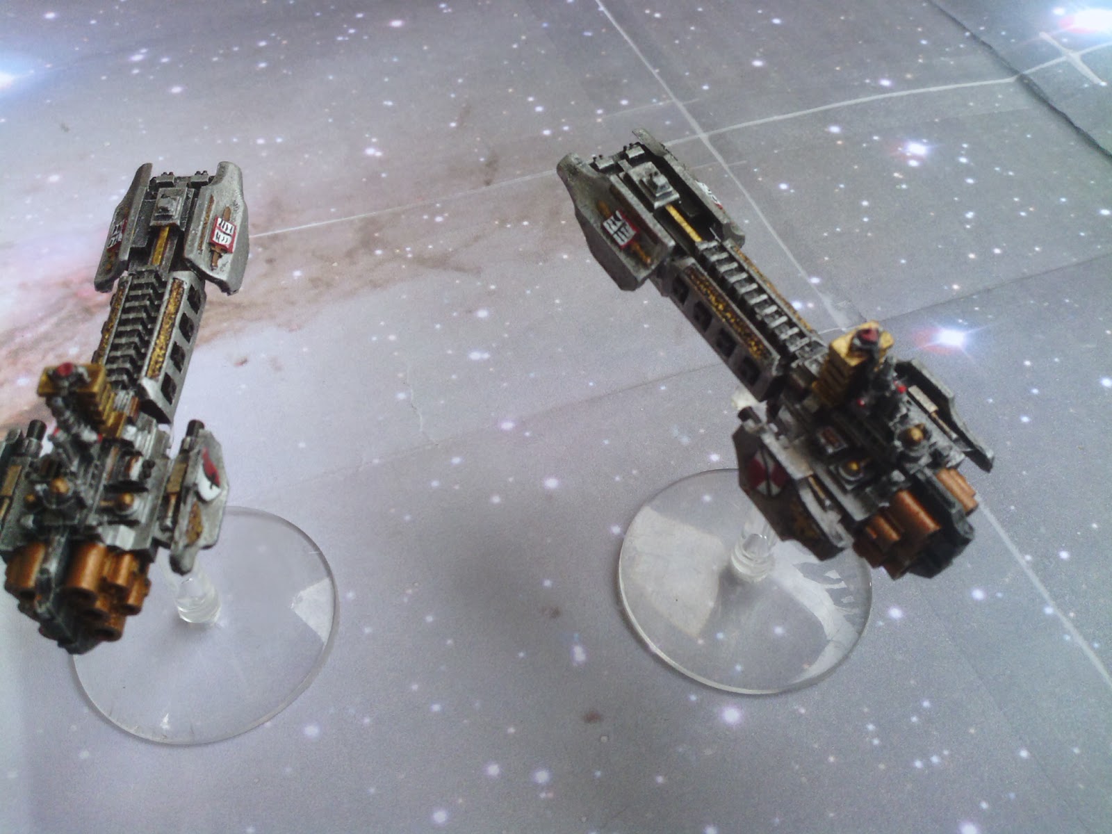 Warhammer 40k Miniatures in Guatemala: Grey knight strike cruisers BFG