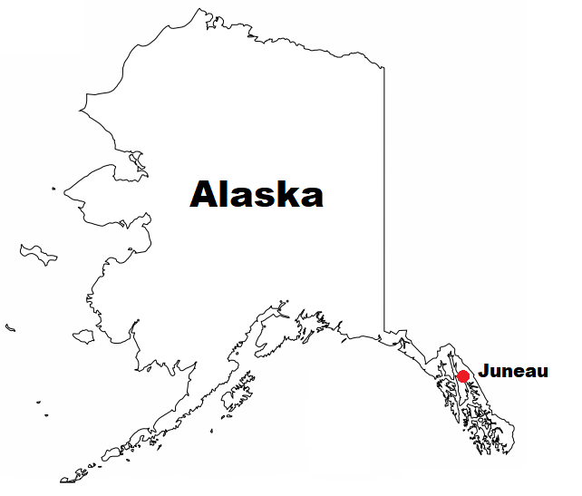 Blog de Biologia: Alaska Map coloring page
