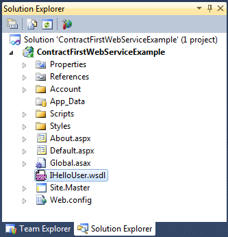 Visual Studio Programmers Knowledge Base: Contract First Web Services