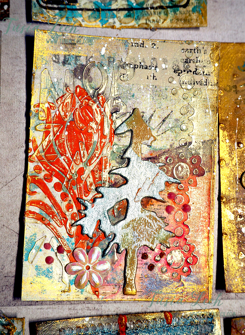 ATC swap {Mixed Media Place} - Tusia Lech