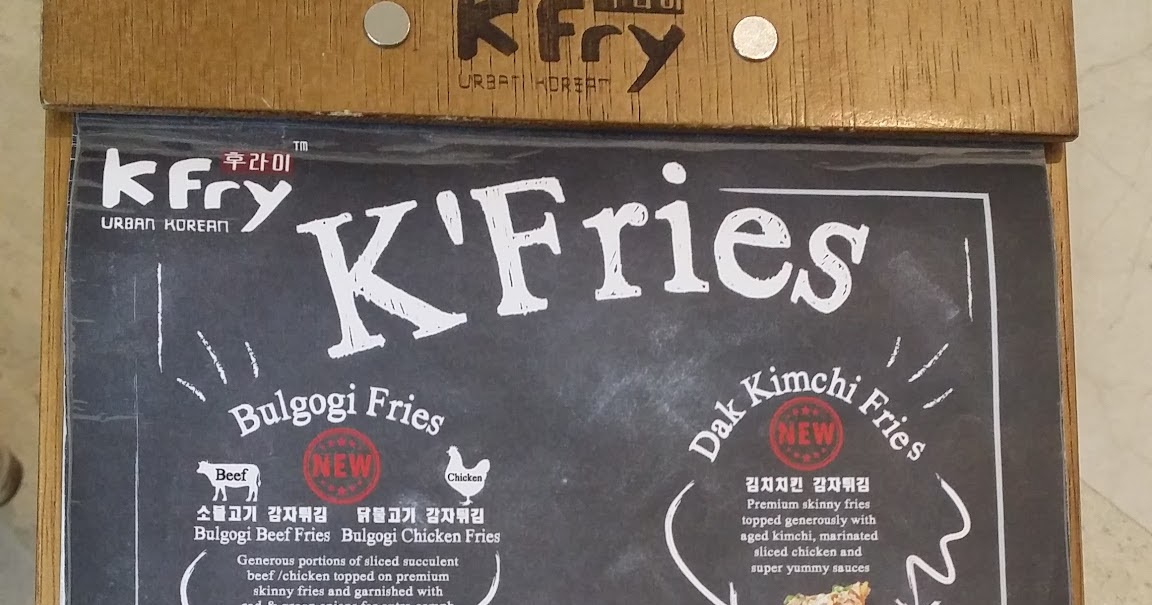 m|staken |nsan|ty: Kfry Urban Korean IOI City Mall menu