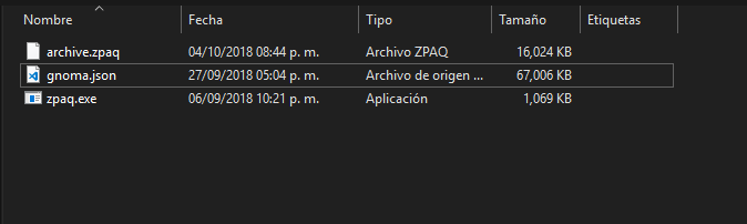 Zpaq Compresión al máximo
