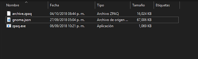 Zpaq Compresión al máximo
