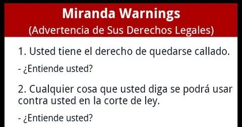 TU Abogado Del Pueblo: You have the right to remain SILENTO