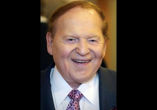 #9 Sheldon Adelson-Net Worth $37 Billion $846 M | -2.2% As of 4/11/2014 ...