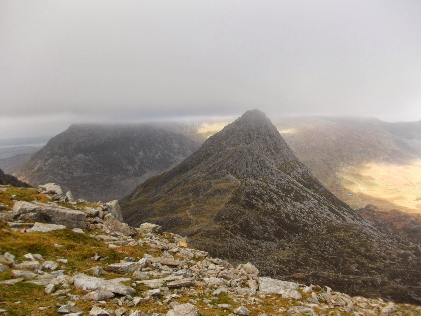 Obsessed: North Wales, Y Foel Goch and The Glyders from Capel Curig.