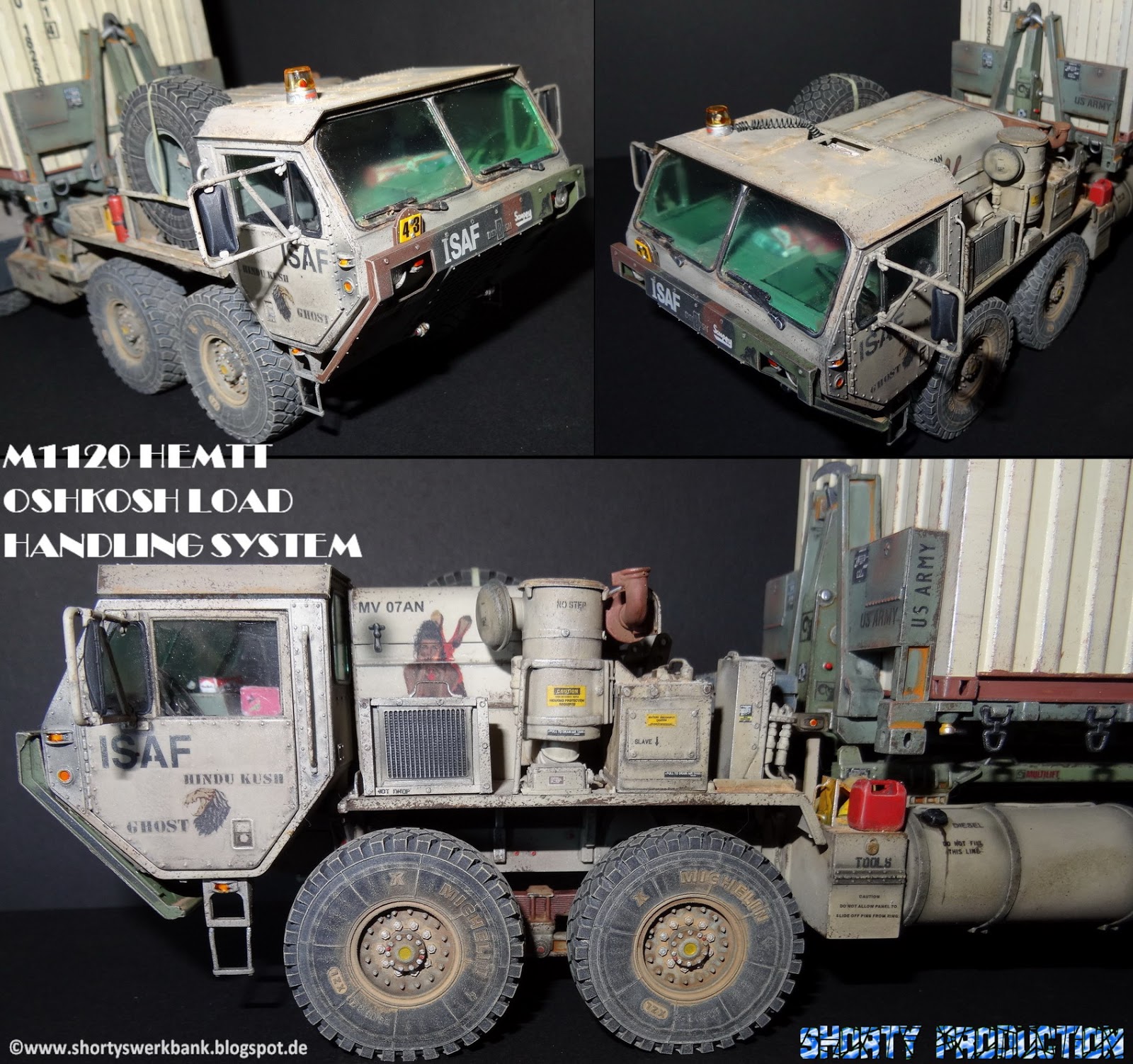 Shorty-Production: M1120 HEMTT OSHKOSH LOAD HANDLING SYSTEM TRUCK