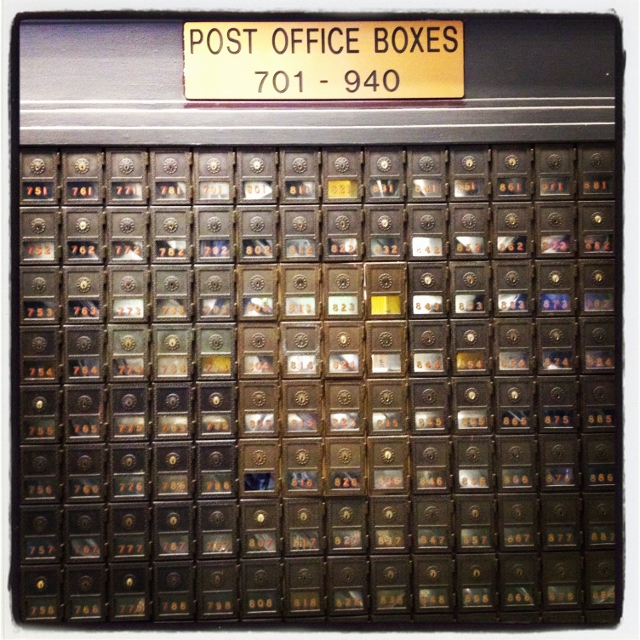 Landed in NYC: The post office