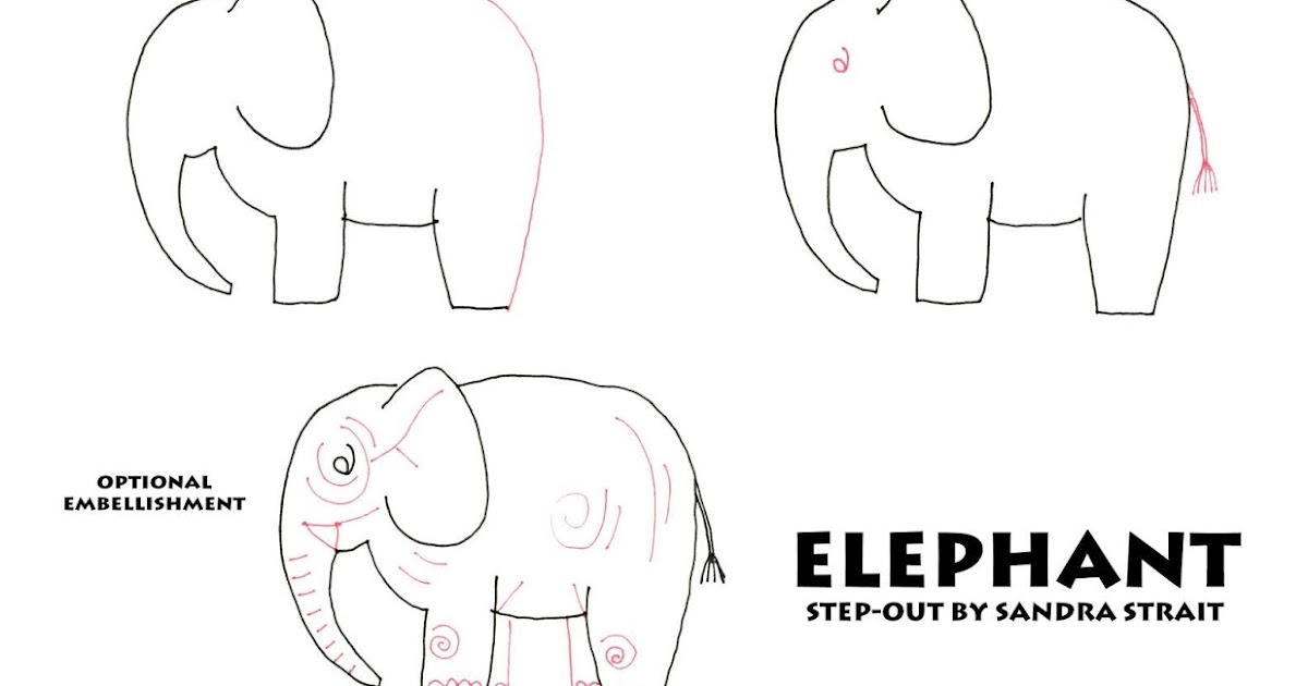 Part 1: Learn to Draw the Elephant - Friday Fun & Easy Landscape ...
