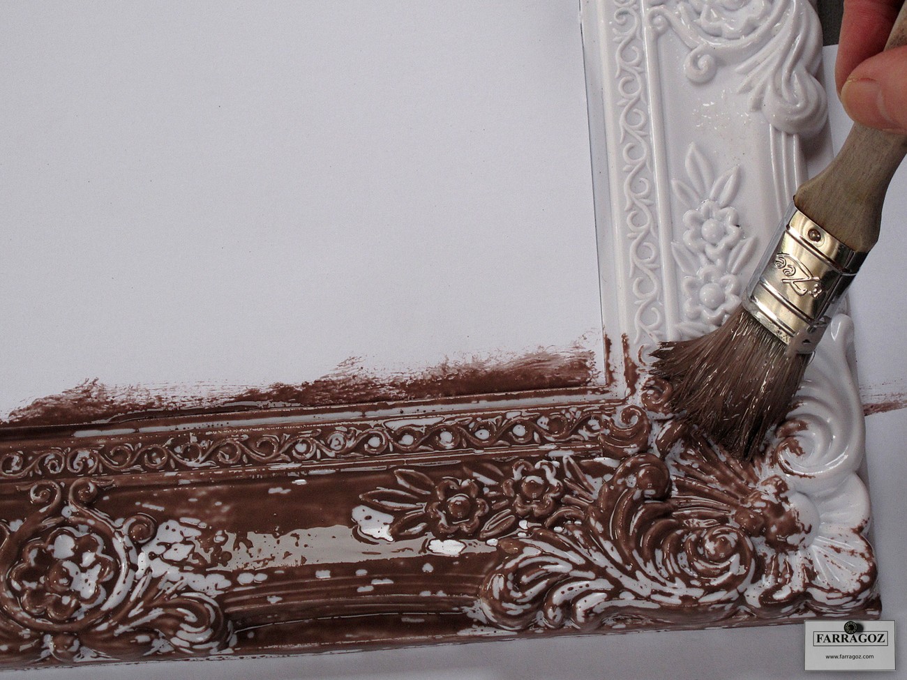 FARRAGOZ Notebook: How to paint a new plastic frame to look like an ...