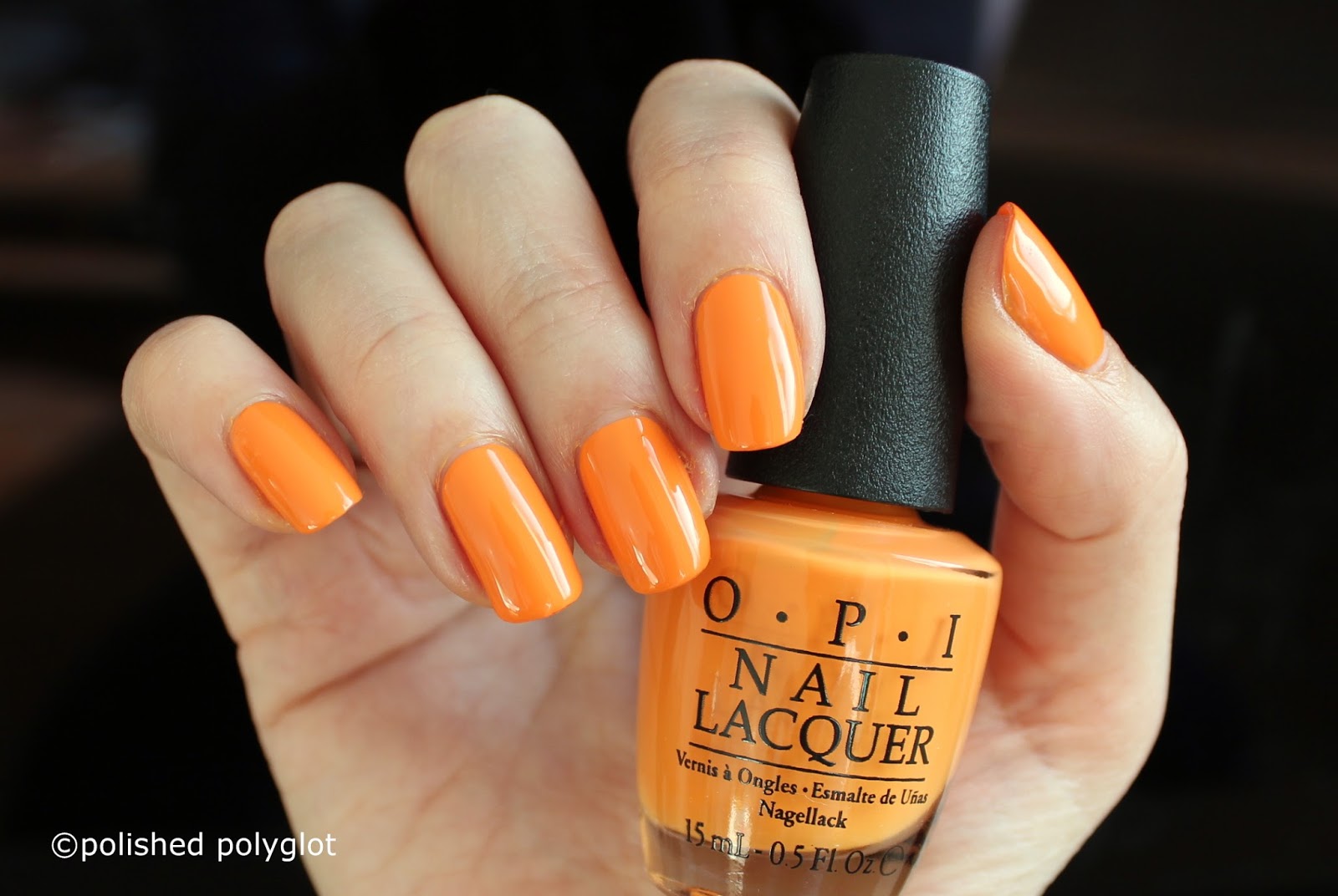 Opi Light Orange Nail Polish