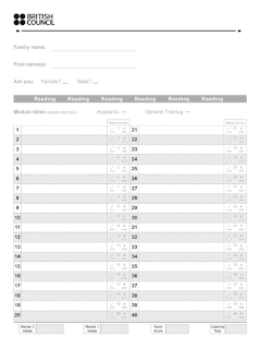 IELTS Online Practice Test For General Reading