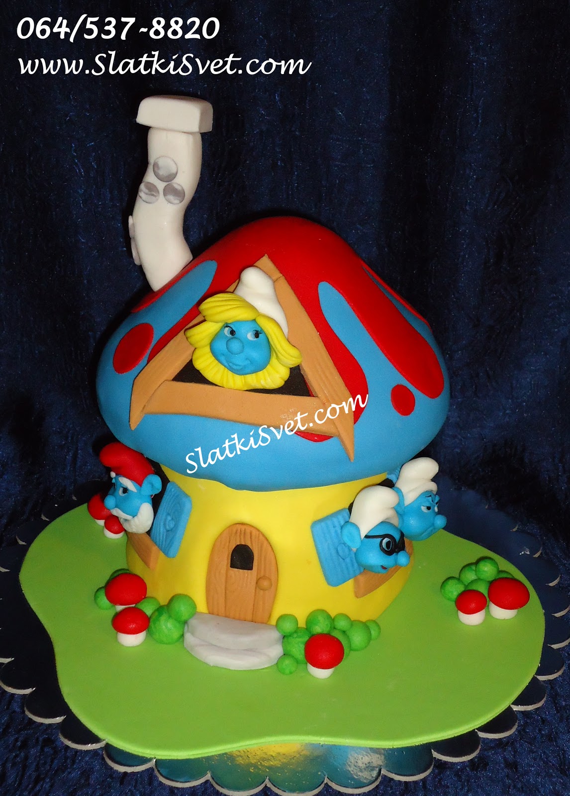 Decije Rodjendanske Torte: Torta Strumfovi - Strumfeta