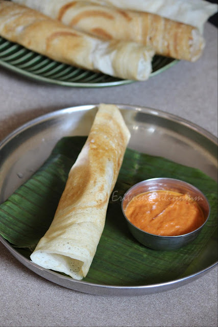 Erivum Puliyum: Ghee Roast Dosa