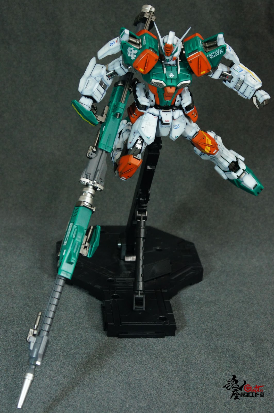 MG 1/100 Buster Gundam customized build