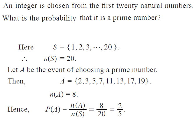 OMTEX CLASSES: An integer is chosen from the first twenty natural ...