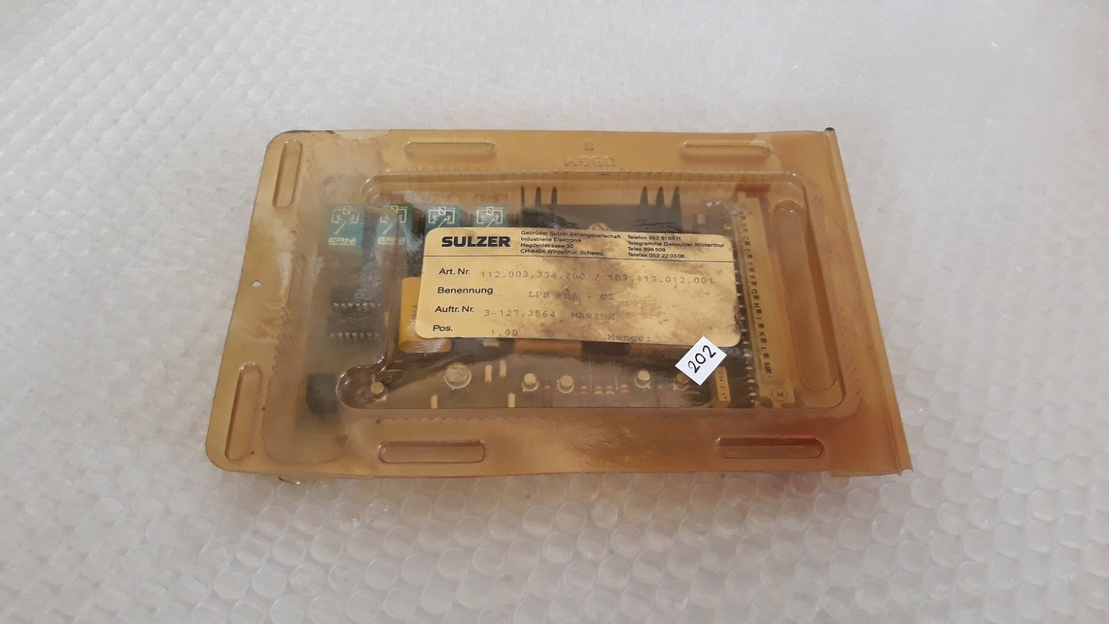 SULZER FSA-C2 PCB CIRCUIT - Aeliya Marine