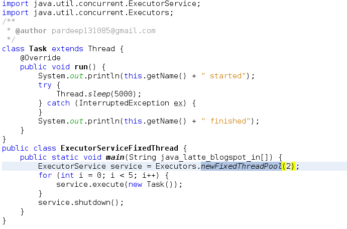 Java-Latte: Executor, ExecutorService, ThreadPool, Callable vs Runnable ...