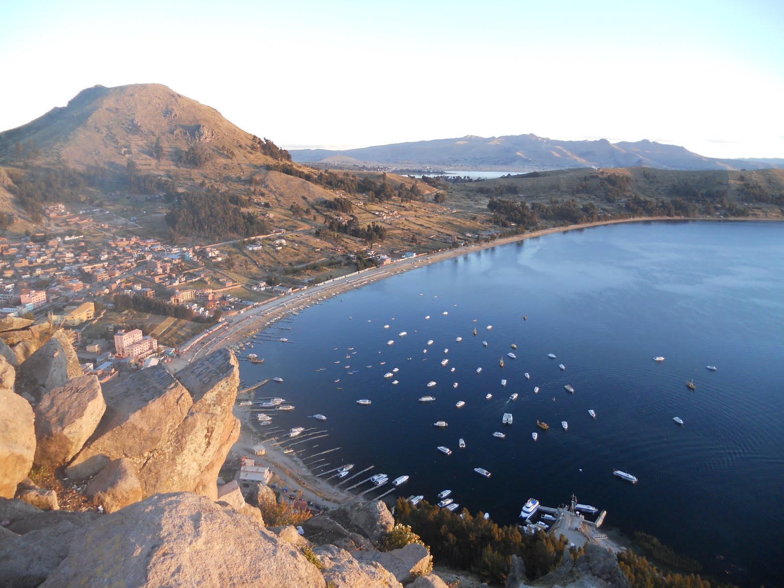 Ania and Stu's Big Trip: Copa, Copacabana, in Lake Titicaca!