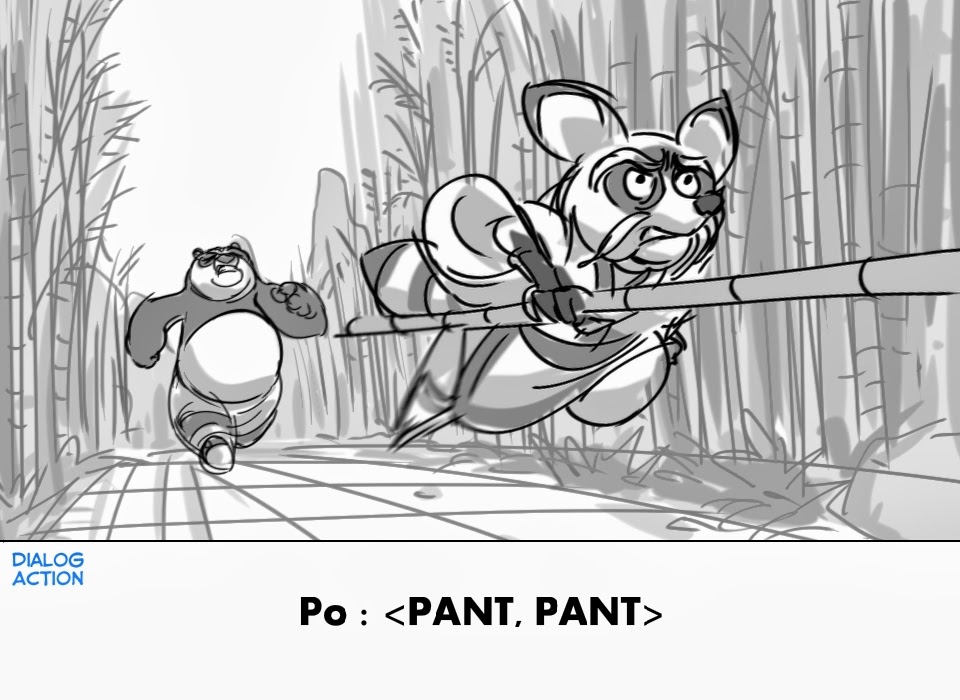 JOONKI PARK'S STORYBOARD PORTFOLIO: Kung Fu Panda Story Test