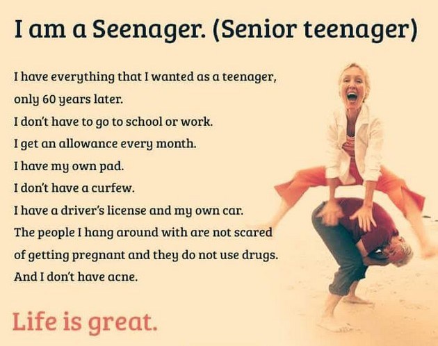 Randy's Busy Life: I Am a Seenager Too...