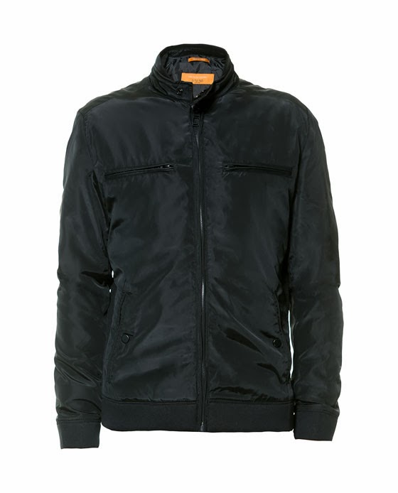 6 Moda: zara jackets 2014 for men - JACKET WITH STRETCH SIDES