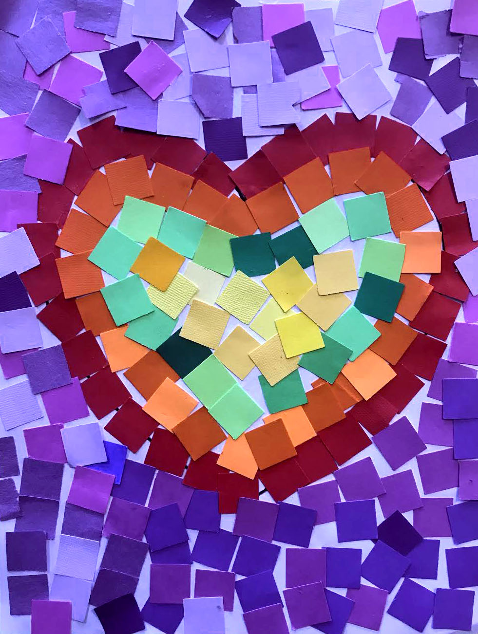 ALMA THOMAS HEART MOSAICS