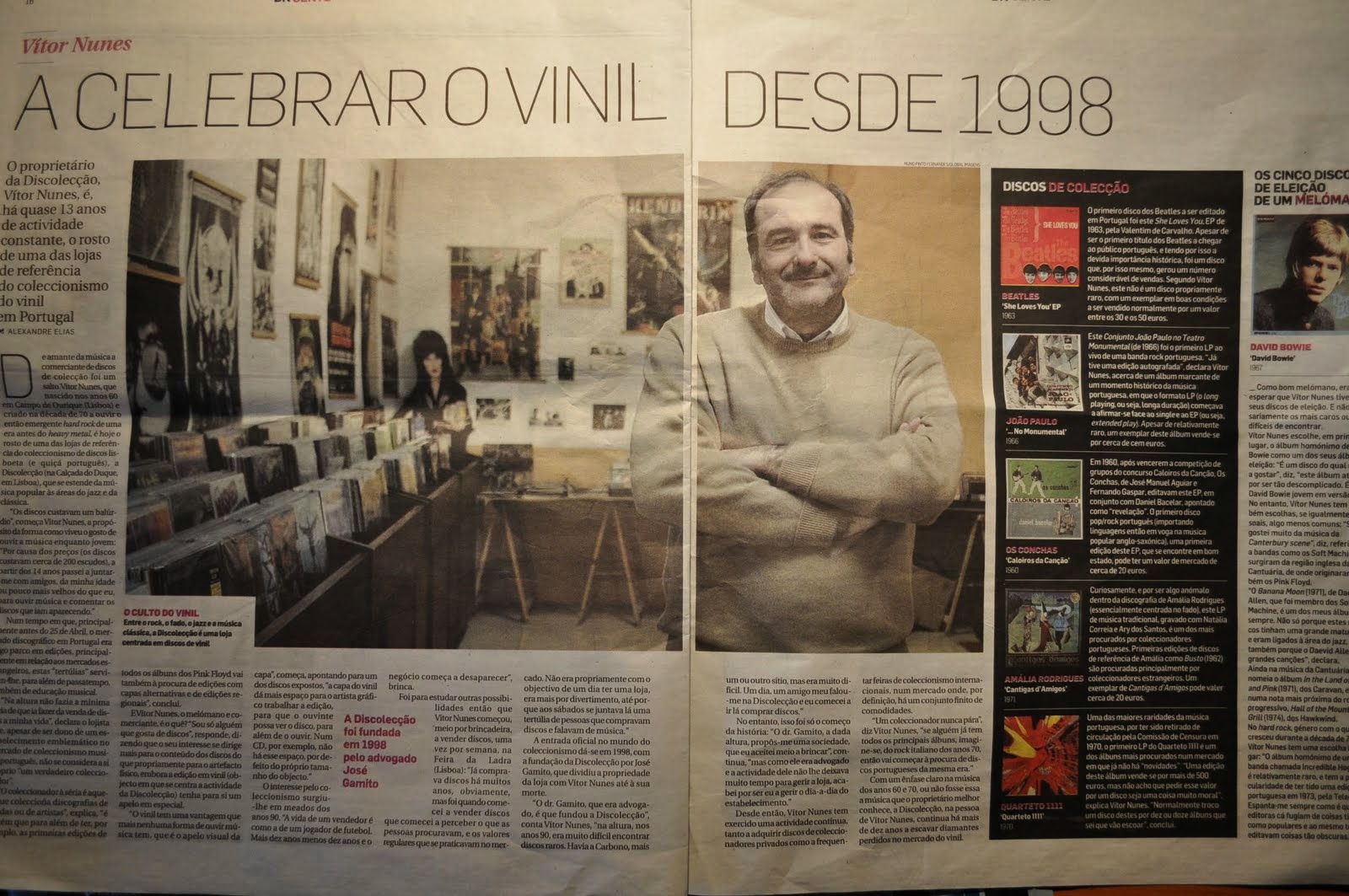 Beatles Forever!: o "REI" Vitor Nunes e a Discolecção, Diário de ...