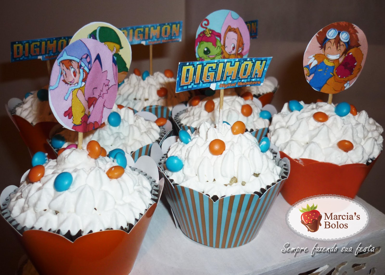 Marcia's Bolos: Festinha Digimon