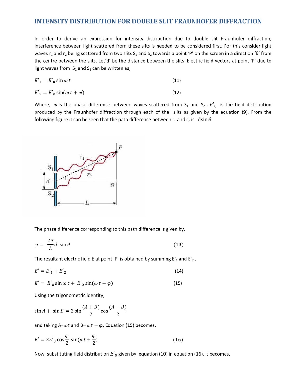 Passion of Physics ... A Journey Through Space-Time ...: Fraunhofer ...