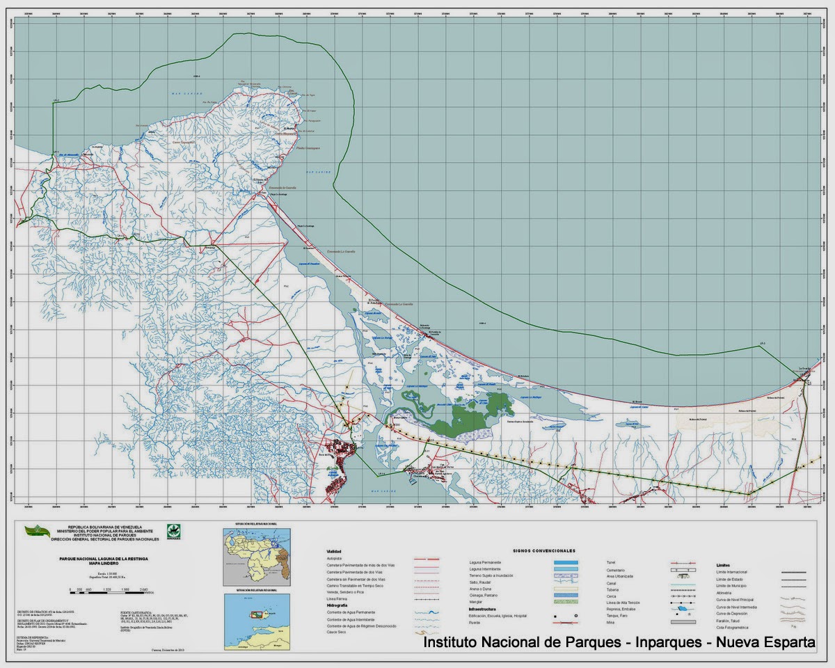 INPARQUES NUEVA ESPARTA: MAPAS DE LOS PARQUES NACIONALES Y MONUMENTOS ...