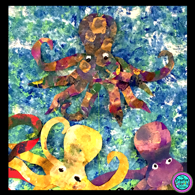 The Creative Colorful Classroom: Octopus Art Project