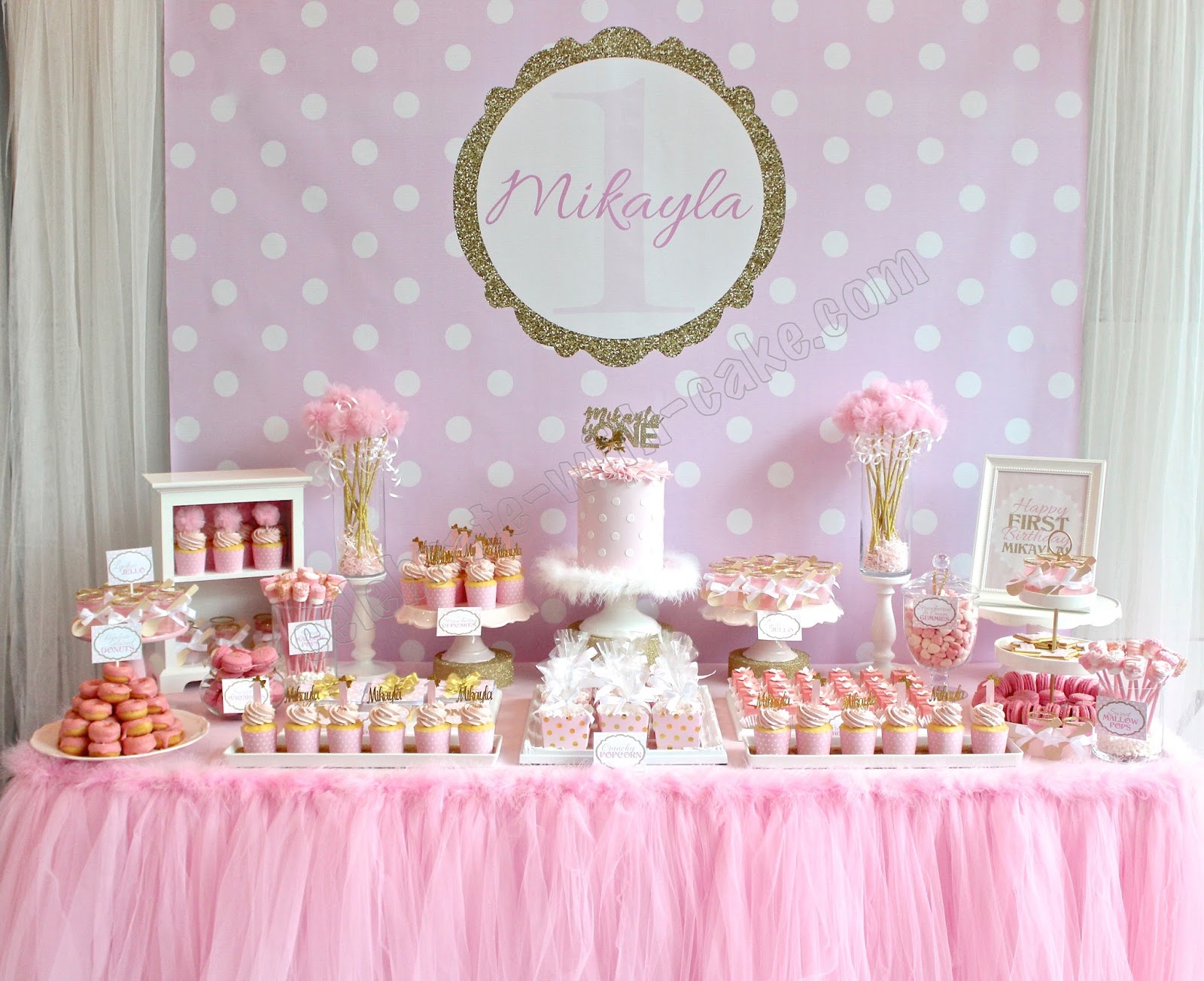 Celebrate with Cake!: Polka Dot Themed Set up (Click on Post for more ...