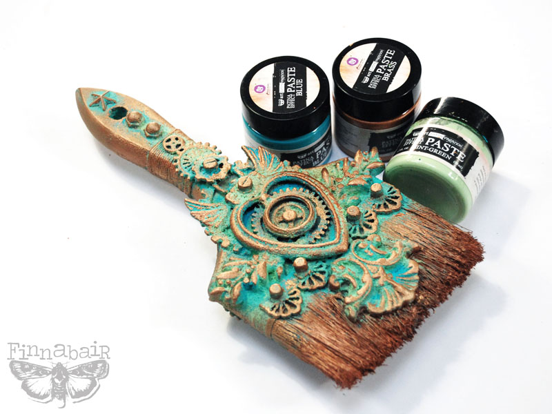 Patina Brush - Art Extravagance Patina Effect Paste Tutorial ...