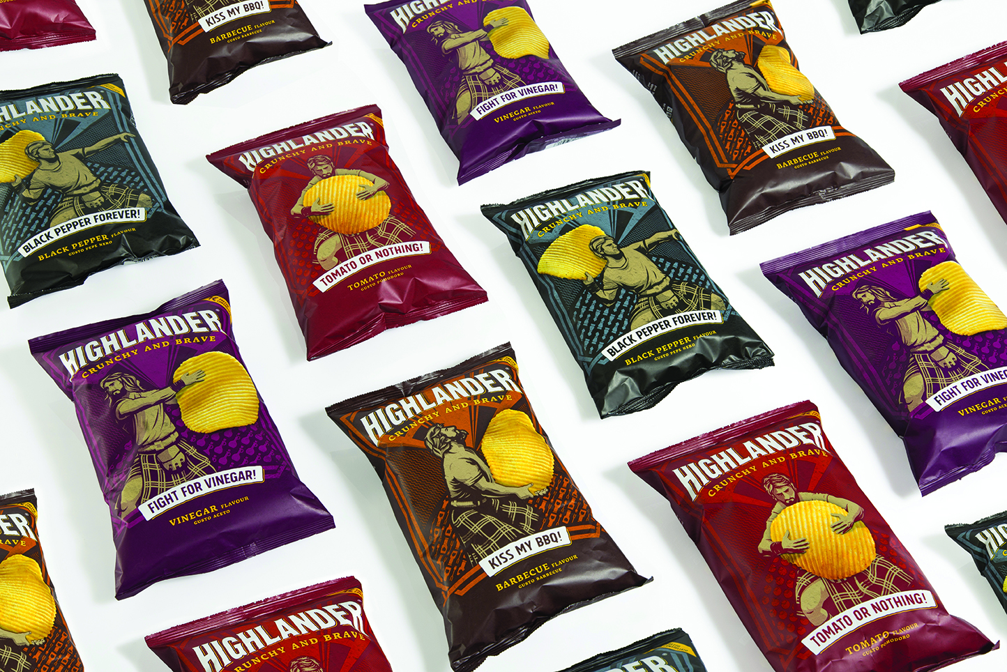 Highlander - Crunchy and Brave on Packaging of the World - Creative ...