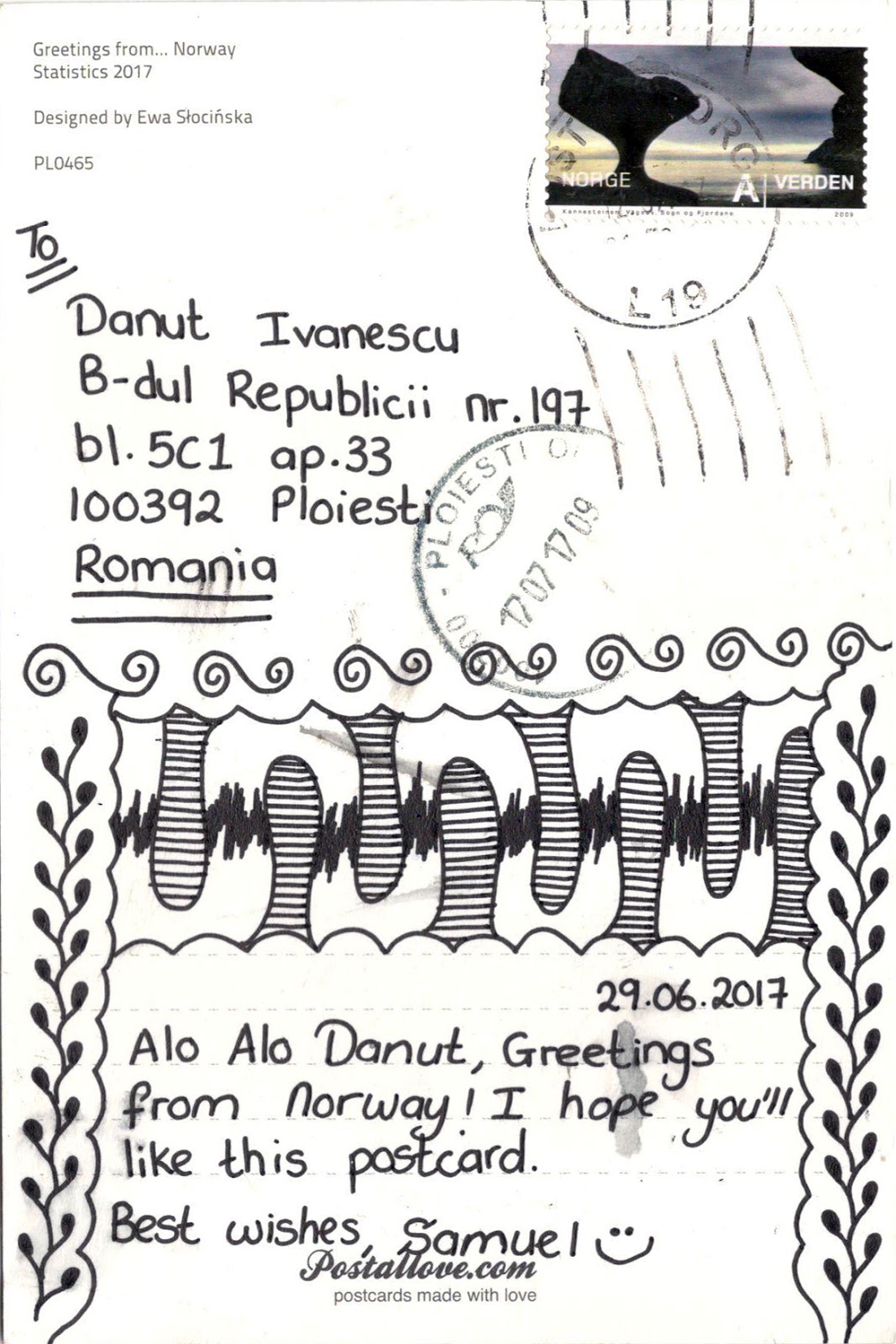 WORLD, COME TO MY HOME!: 3184 NORWAY - Greetings from Norway