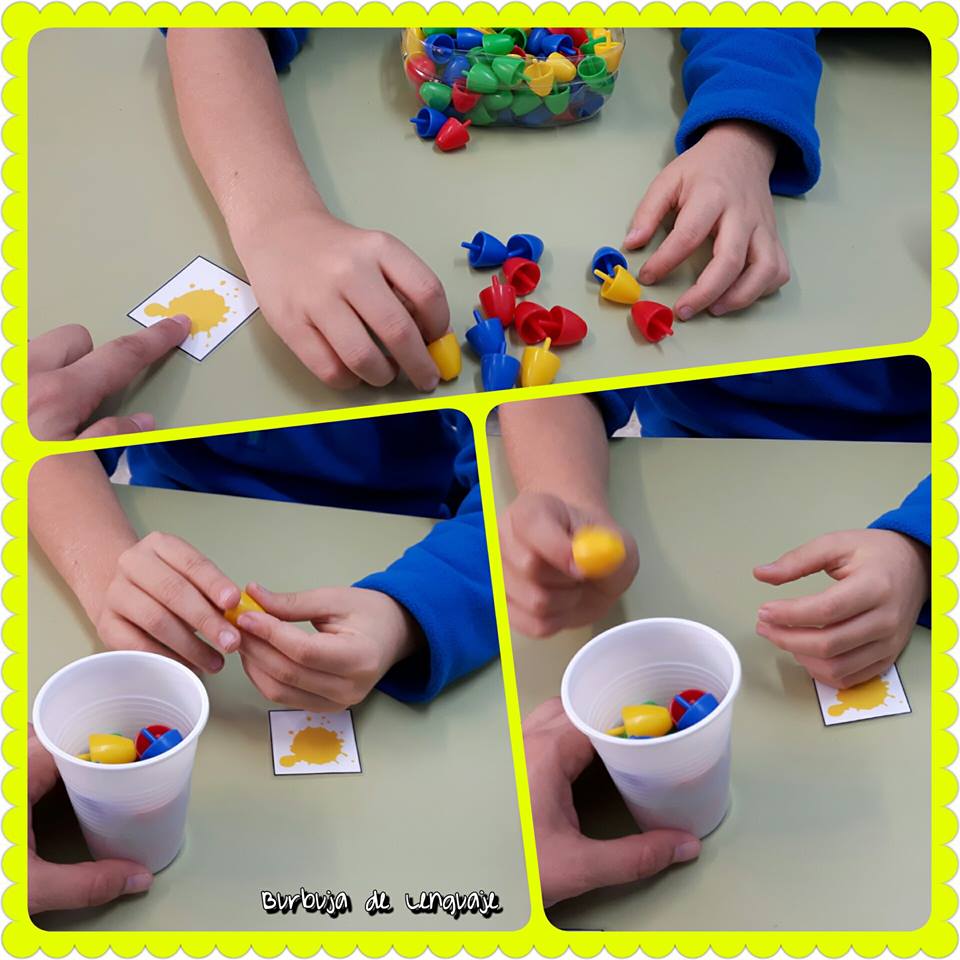 Burbuja de Lenguaje: Actividad Teacch