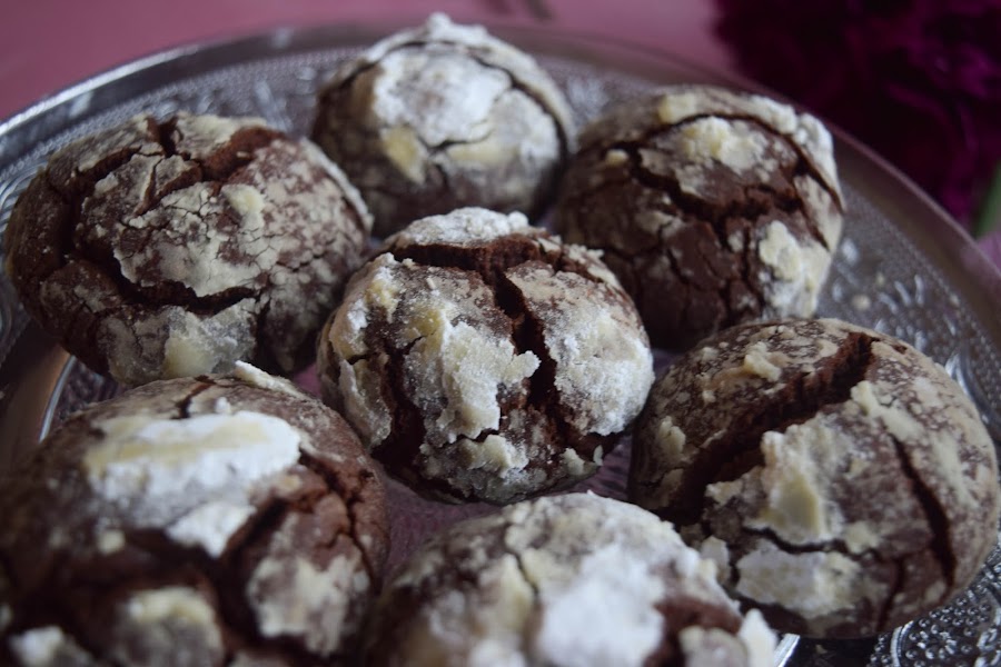 Galletas de chocolate craqueladas | Cocina