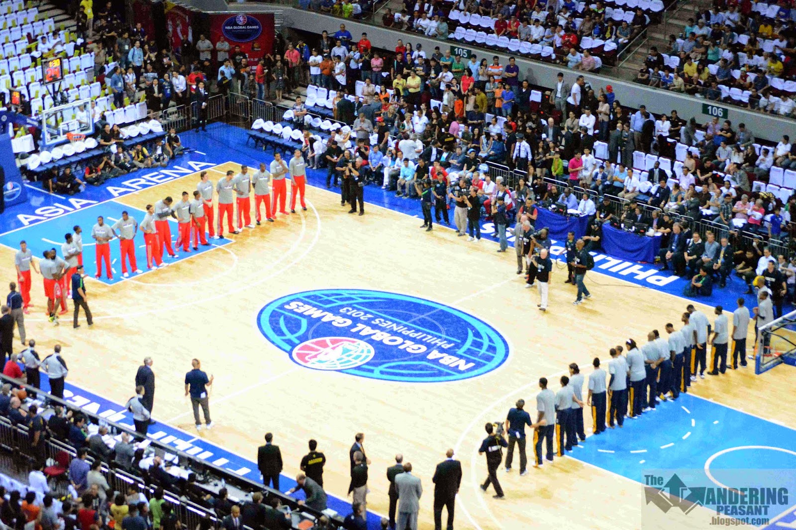 The Wandering Peasant: MOA Arena: Host of The First NBA Game in the ...