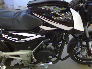 cars-bikes-atoz: bajaj pulsar 150-180 full fancy vinyle stickers